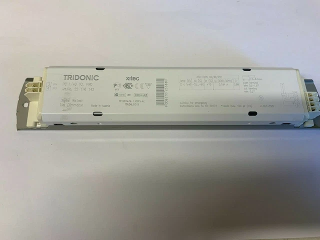 TRIDONIC PC 1/40 TCL PRO XITEC Electronic Ballast NEW £9.95 - PicClick UK