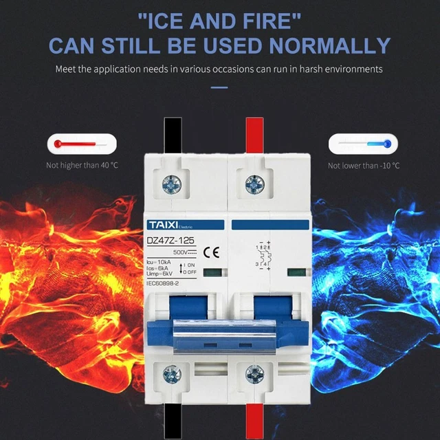 CIRCUIT BREAKER 4PCS/SET 6/10/16/20/25/32/40/50/63Amp Solar MCB 2P ...