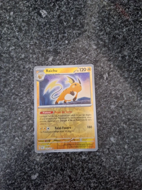 CARTE POKÉMON RAICHU 019/091 Reverse EV4.5 DESTINÉES DE PALDEA NEUF FR EUR 1,00 - PicClick FR
