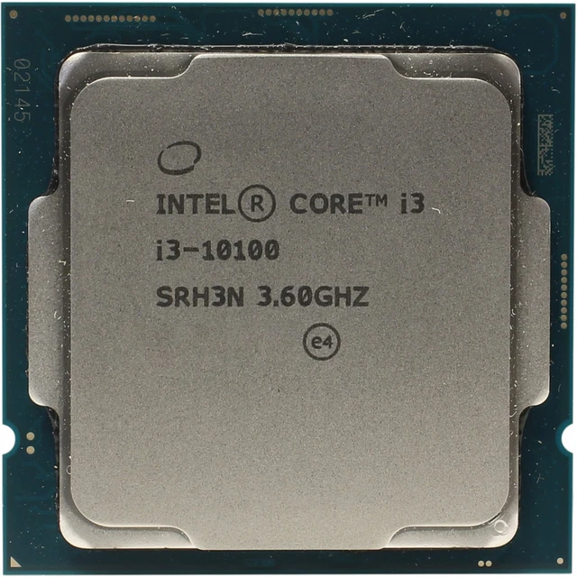 PROCESSEUR CPU INTEL Core I3 10100 LGA 1200 LGA1200 4C/8T 4.30GHZ 10 ...