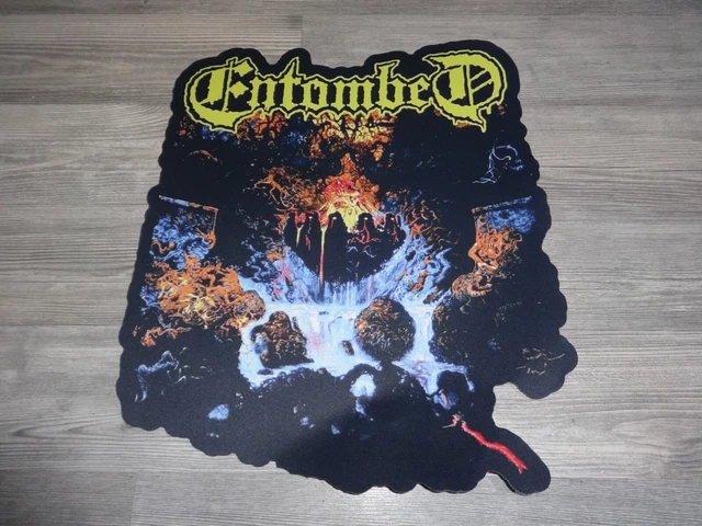 ENTOMBED PATCH BACKPATCH Back Patch Laser Cut Death Metal Dismember ...