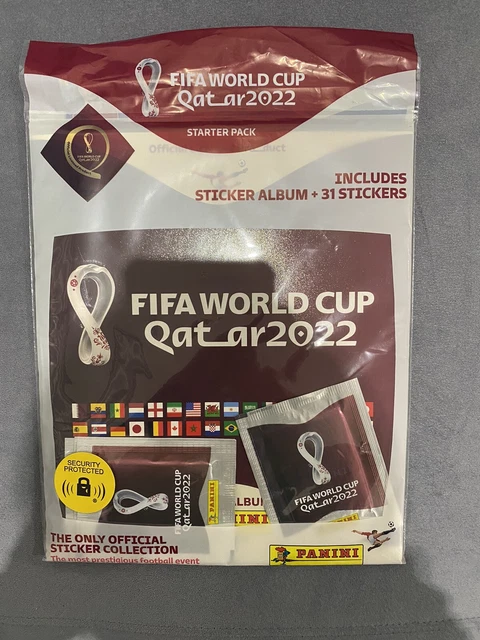 PANINI FIFA WORLD Cup Qatar 2022 Official Starter Pack Sticker Album Book + 31 £6.99 - PicClick UK