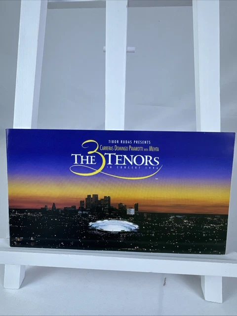 THE THREE TENORS In Concert 1994 VHS 1994 Clam Shell Case Carreras ...