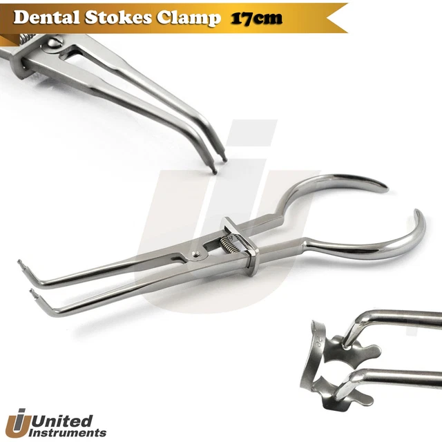 DENTAL HYGIENIC RUBBER Dam Stokes Clamp Forceps Surgical Endodontic ...