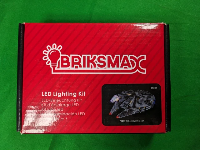 BRIKSMAX MAX BRICK LED Lighting Kit For Lego 75257 Millennium Falcon ...
