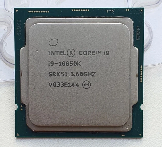 INTEL CORE I9-10850K Processor - 10th Gen CPU LGA1200 - 3.6GHZ - 20MB ...
