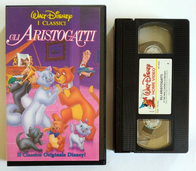 VHS GLI ARISTOGATTI Film Cartoni Animati Walt Disney Classici ... VHS GLI ARISTOGATTI Film Cartoni Animati Walt Disney Classici ...