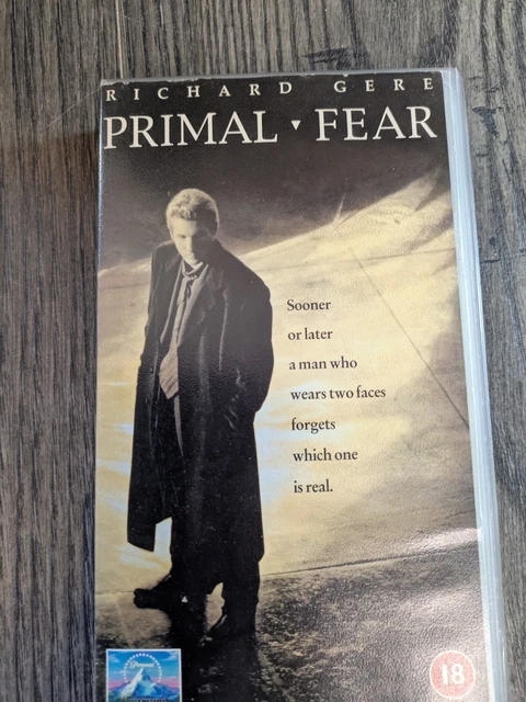 PRIMAL FEAR - Richard Gere - VHS Video Tape PAL £2.80 - PicClick UK