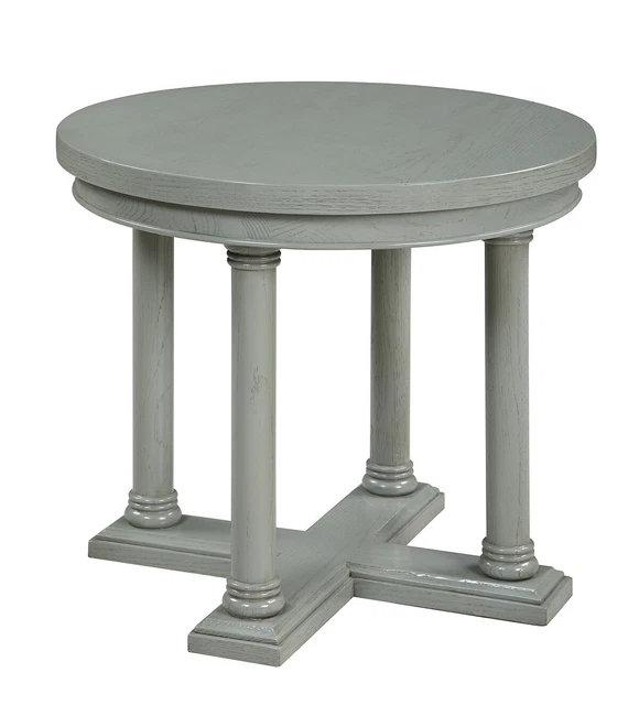 ROND TABLE D'APPOINT Table Basse Canapé Salon Design Tableaux Rond Bois ...