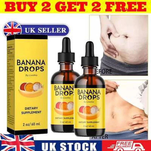 60ML BANANA DROPS Supplement Extract Liquid - Burn Drops for Men ...