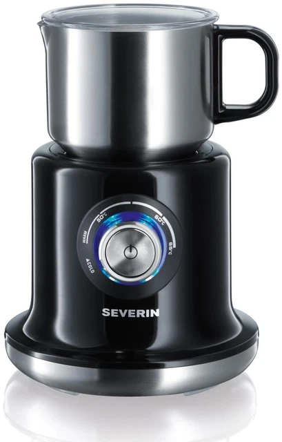 NEW SEVERIN SM9688 Induction Milk Frother Stainless Steel Black Foamer ...