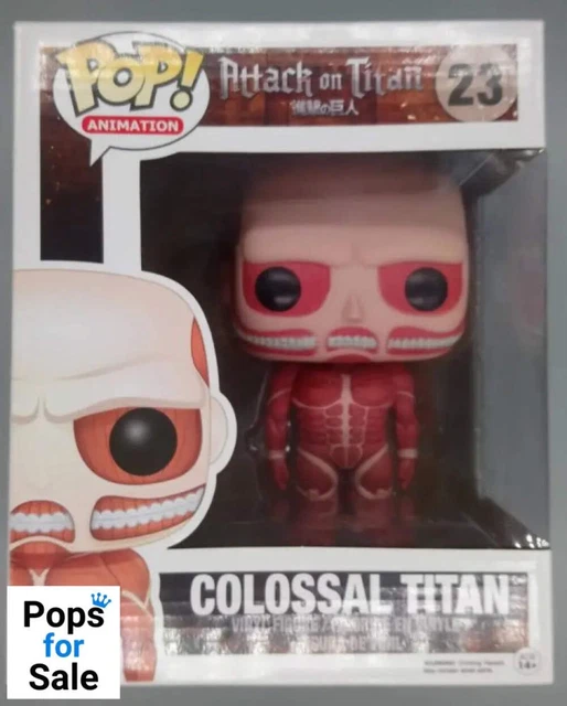 23 COLOSSAL TITAN - 6 Inch - Attack on Titan - Box Damaged Funko POP £ ...