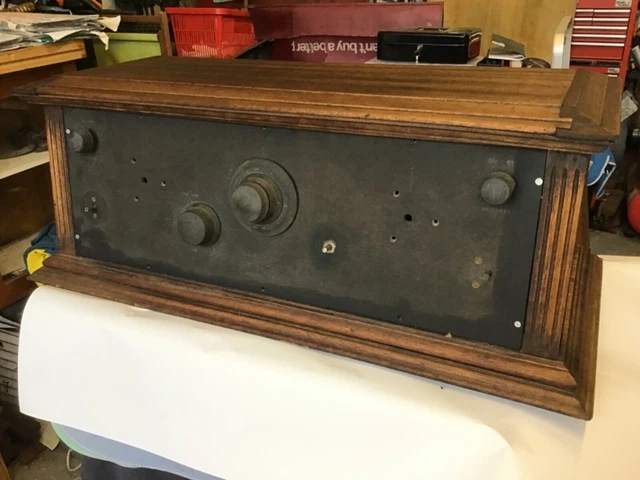VINTAGE UDISCO SUPER 6 from 1926. 6 valve radio for restoration or ...