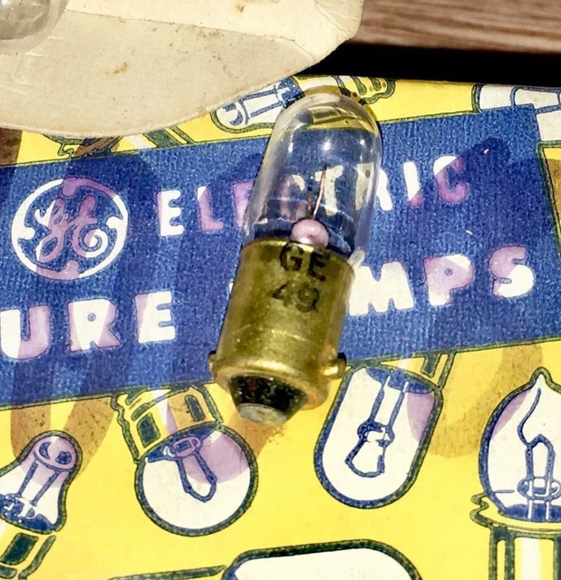 VINTAGE PILOT LAMP bulb GE #49 for Marantz 3, 7, 7c, 7T Original NOS ...