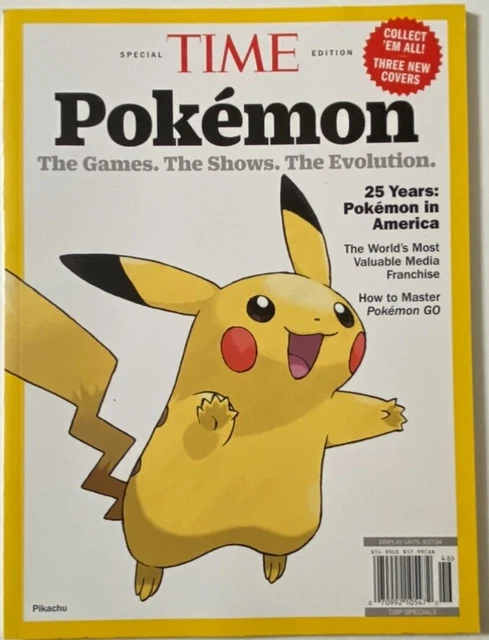 PIKACHU - 2024 Time Magazine POKÉMON SPECIAL EDITION 25 Years: Pokémon ...