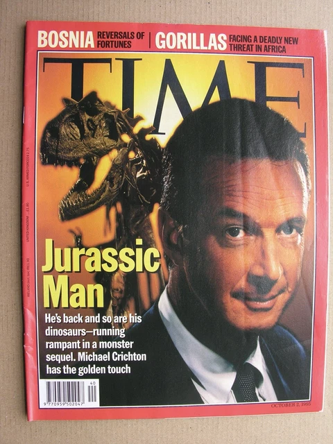 TIME MAGAZINE OCT 2 1995 Michael Crichton Carlos Fuentes Victor Celorio ...
