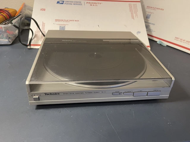 VINTAGE TECHNICS SL-5 Linear Tracking Direct Drive Turntable £80.18 ...