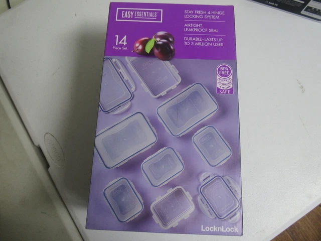 EASY ESSENTIALS 14 Piece LocknLock Storage Containers $25.00 - PicClick