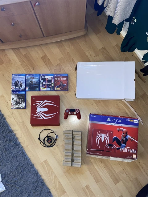PS4 SPIDER-MAN CONSOLE limited edition 1TB With Game Bundle £90.00 ...