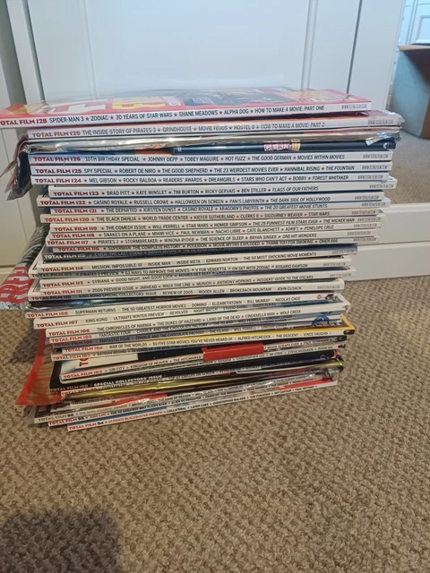 TOTAL FILM MAGAZINES x 34+ Issues Number 94-128 Bundle/ Joblot Movies ...