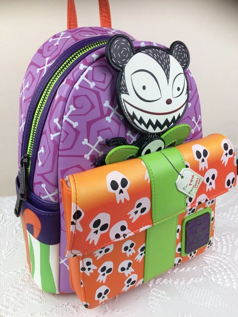 LOUNGEFLY DISNEY NIGHTMARE before Christmas Scary Vampire Teddy ...