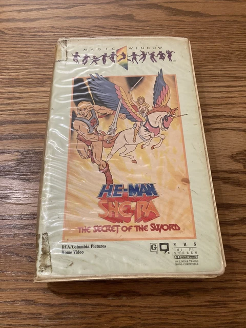 VINTAGE HE-MAN SHE-RA Secret of the Sword VHS Columbia Pictures Rare ...