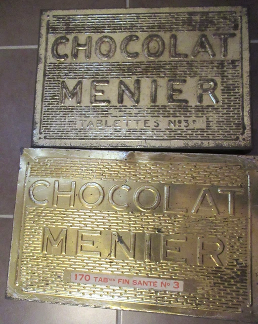LOT DE 2 boîtes différentes en tôle chocolat Menier EUR 20,00 - PicClick FR