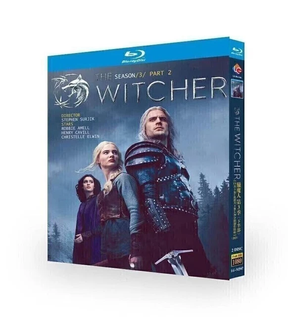 THE WITCHER :SEASON 3 PART 2 Blu-ray Movie BD 2-Disc All Region Box Set ...