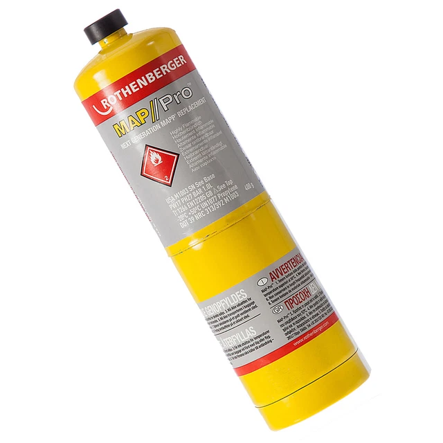 CYLINDRE DE GAZ Rothenberger MAPP MAP Pro pour torche à jet rapide ...