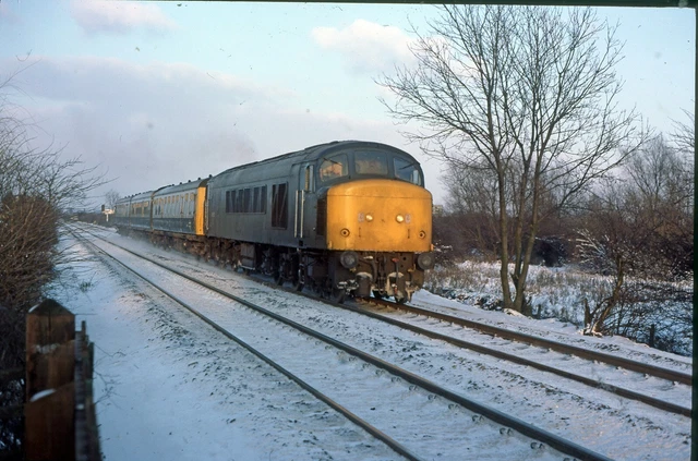 35MM ORIG RAILWAY Slide Class 45 Peak Loco DMU drag Nr Toton ...