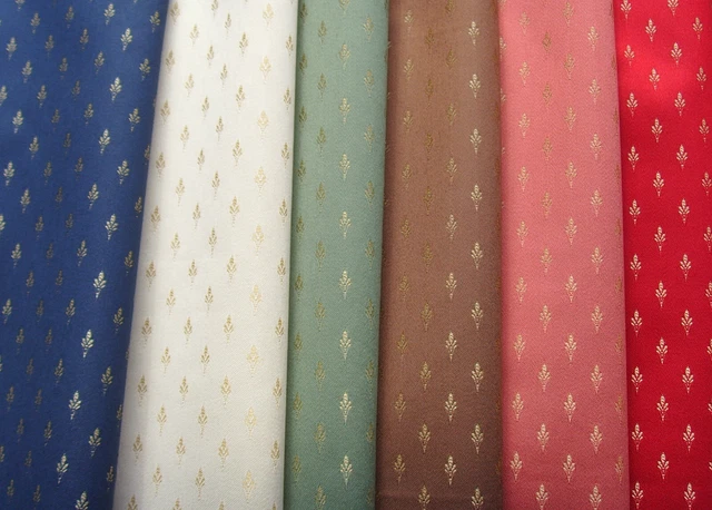 STOFF MÖBELSTOFF POLSTERSTOFF Meterware Biedermeier Barock Lilie ...