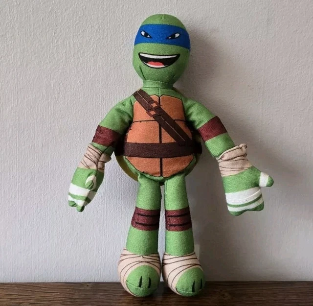 TEENAGE MUTANT NINJA Turtles Slingshot Leonardo Soft Plush Toy TMNT ...