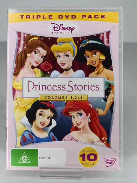 DISNEY PRINCESS STORIES : Vol 1 2 3 DVD 3-Disc Set $20.50 - PicClick AU