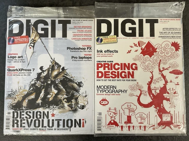 TWO RARE DIGIT Magazines March and April 2006 Both Sealed In Postage ...
