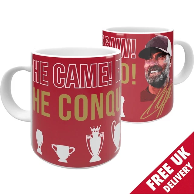 KLOPP MUG HE Came! He Saw! He Conquered! 11oz. v2 £10.99 - PicClick UK