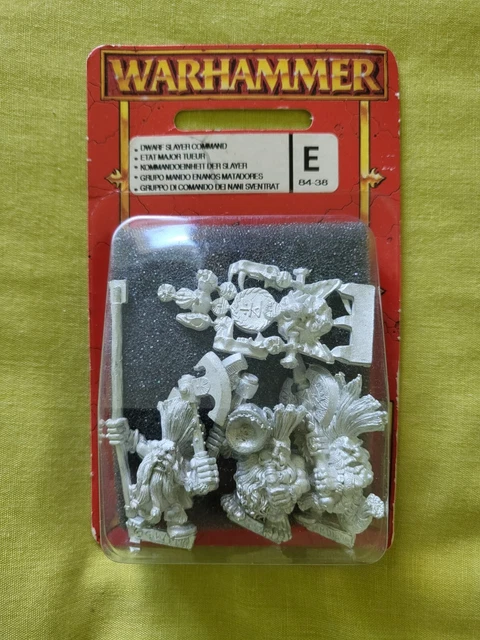 GAMES WORKSHOP WARHAMMER Dwarf Slayers Command BNIB OOP EUR 35,80 - PicClick DE
