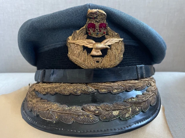 ORIGINAL POST WW2 RAF officer Air Vice Marshal cap. £150.00 - PicClick UK