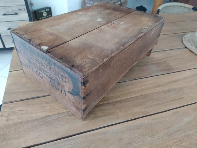 CAISSE DE RATION us ww2 militaria jeep willys gi dday dodge gmc EUR 56 ...