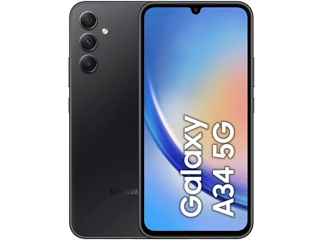 SAMSUNG GALAXY A34 5G, 128 GB, Awesome Graphite, Nuovo, Garanzia Italia ...