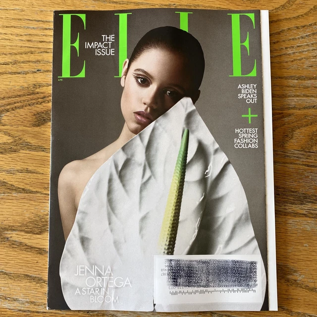 ELLE MAGAZINE APRIL 2023 Jenna Ortega Ashley Biden Spring Fashion ...