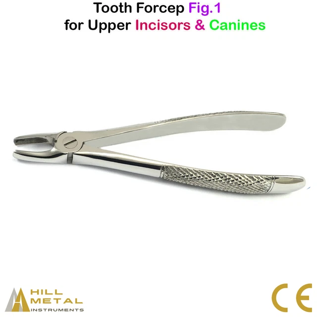 TOOTH EXTRACTION FORCEPS for Lower Upper Molars Fig.1 Teeth Extracting ...