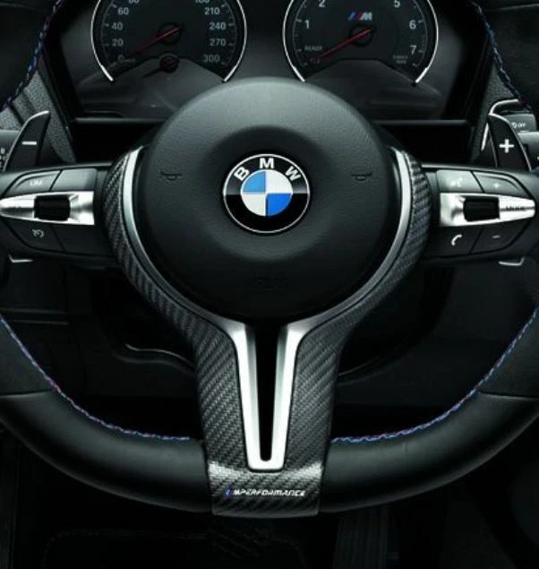 BMW M PERFORMANCE Cover Steering Wheel Carbon Steering Wheel Trim ...
