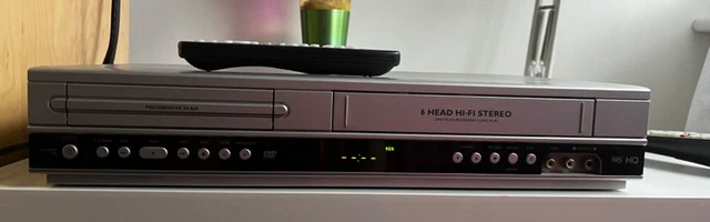 PHILIPS DVP3350V 6 HEAD NICAM VCR VHS DVD COMBI Video Cassette Player £ ...
