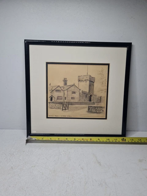 ORIGINAL PEN DRAWING of Nuttall Bridge Ramsbottom Signed K.rawson £24. ...