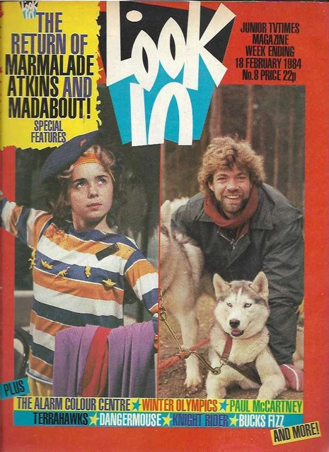 LOOK-IN MAGAZINE 1984 #8 - Paul Mccartney. The Alarm. Ian Ogilvy ...
