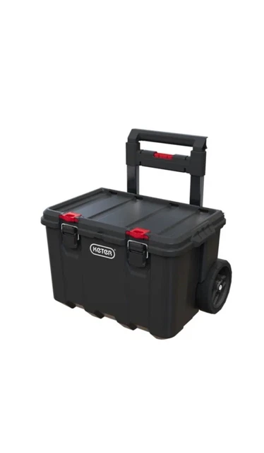 KETER STACK N Roll Tool Box Case Wheeled Cart Trolley DIY Storage On ...