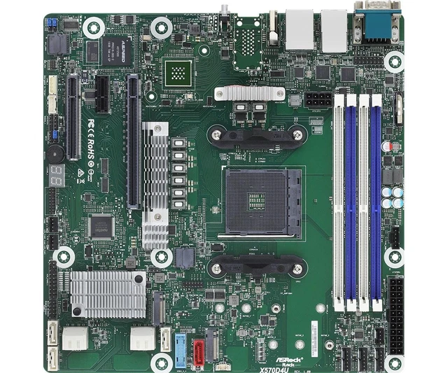 ASROCK X570D4U MOTHERBOARD AMD X570 Socket AM4 micro ATX £376.50 ...