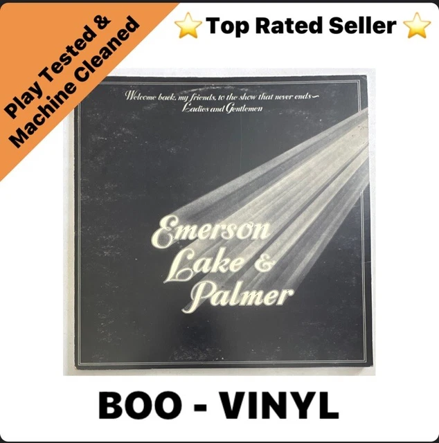 EMERSON LAKE AND Palmer Welcome Back My Friends triple vinyle LP ...