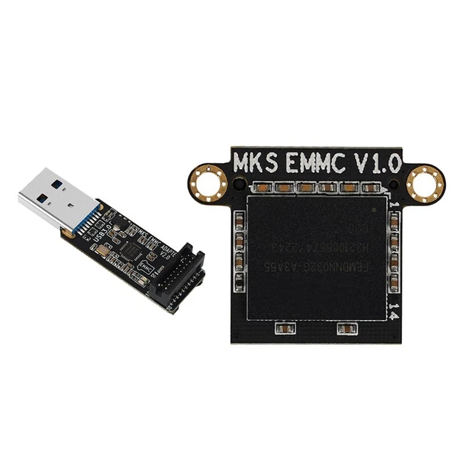 MKS EMMC 32G Memory Expansion Card+MKS EMMC-ADAPTER V2 USB 3.0 Card ...
