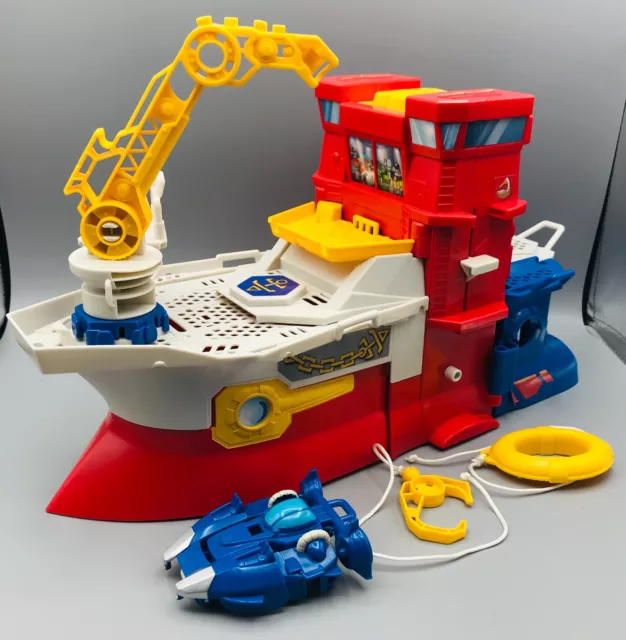 TRANSFORMERS RESCUE BOTS Robot Boat Ship High Tide Rig Hightide £54.95 ...